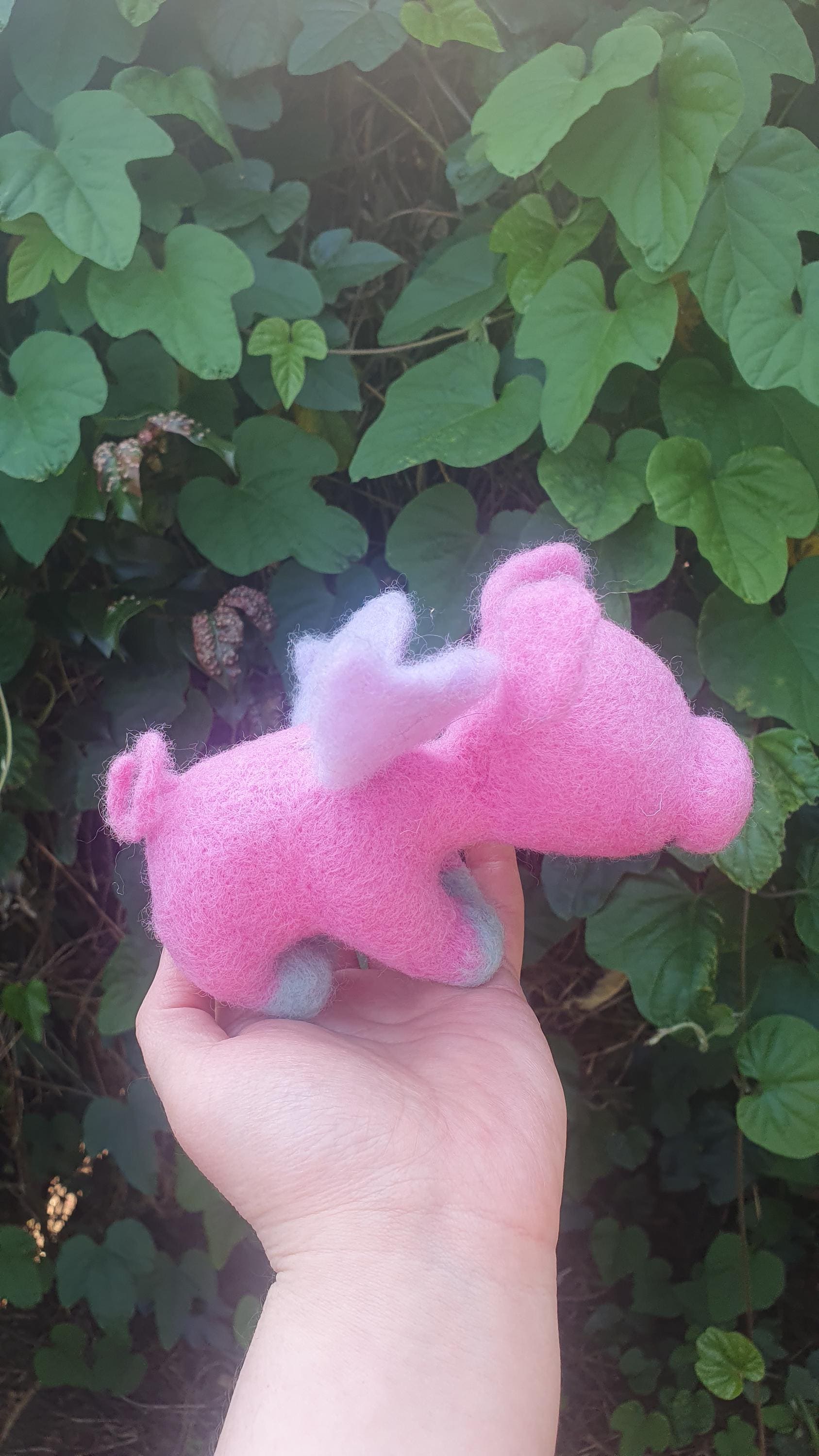 Flying Pig Needle Felted Toy - When Pigs Fly Wool Sculpture - Etsy