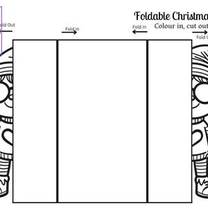 Christmas Card Foldable | Printable Holiday Greeting Cards - Etsy