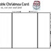 Christmas Card Foldable | Printable Holiday Greeting Cards - Etsy