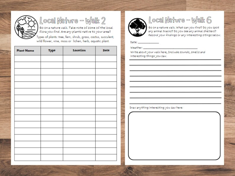 Nature Journal Printable | Homeschool | Charlotte Mason | Curriculum ...