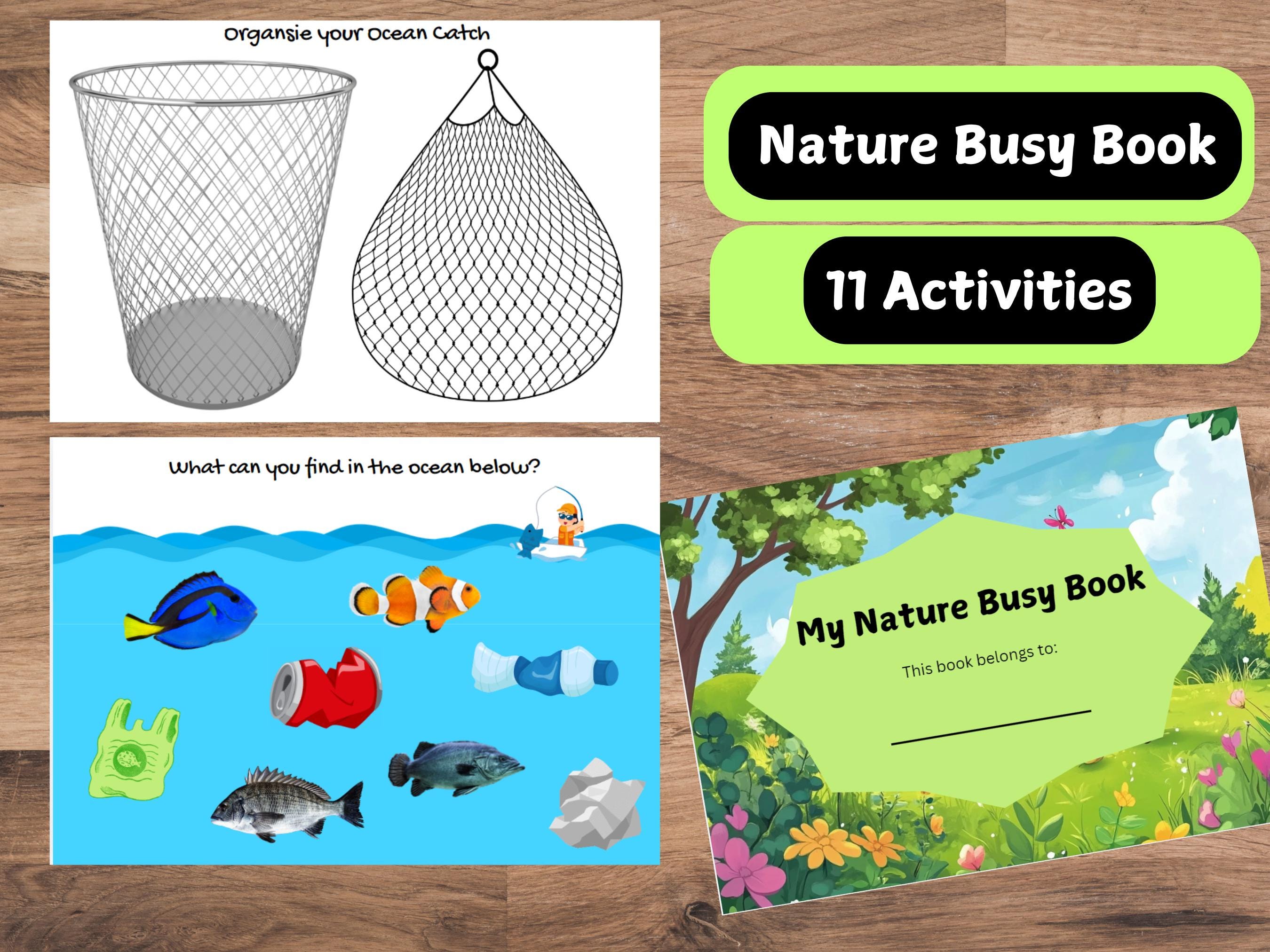 Toddler Busy Book Printable | Preschool Activities Homeschool ...