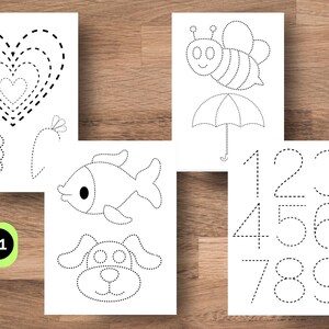 Preschool Tracing Booklet | Tracing Worksheet | Fine Motor Development ...