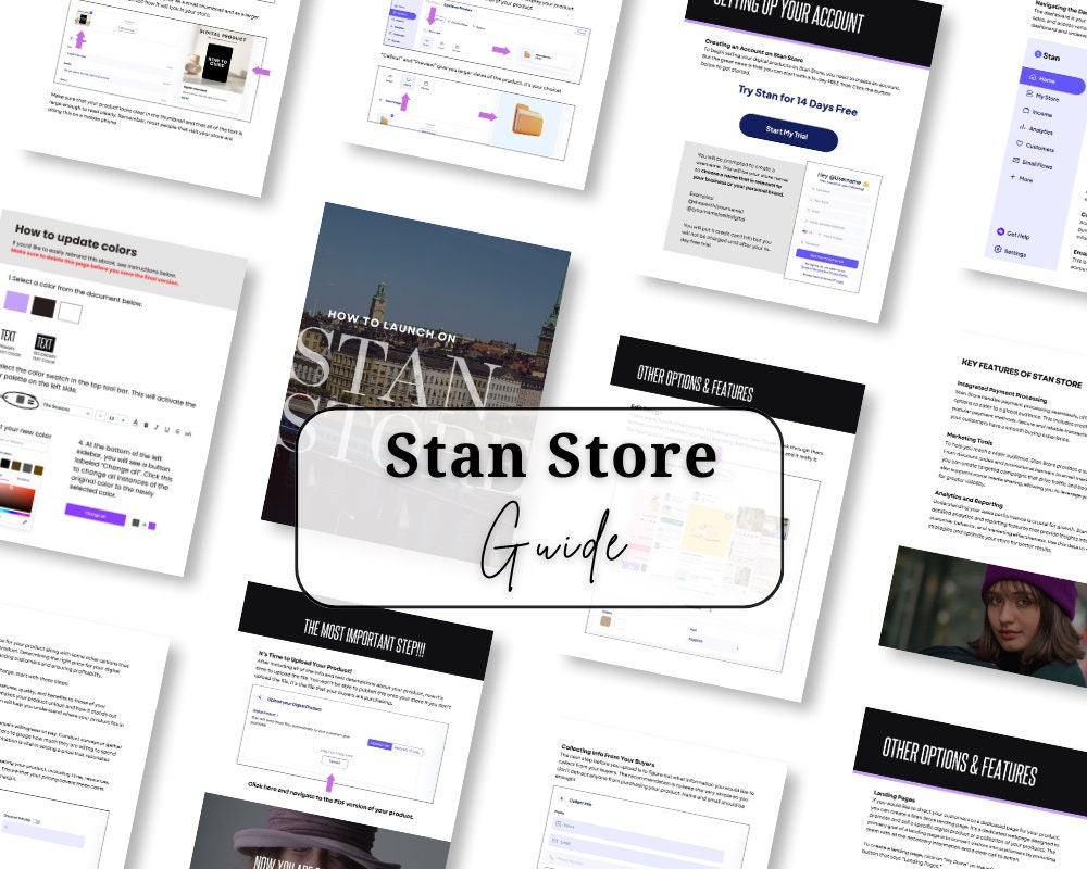Stan Store Guide, PLR MRR Stan Store Set up Guide, Digital Guide Done ...
