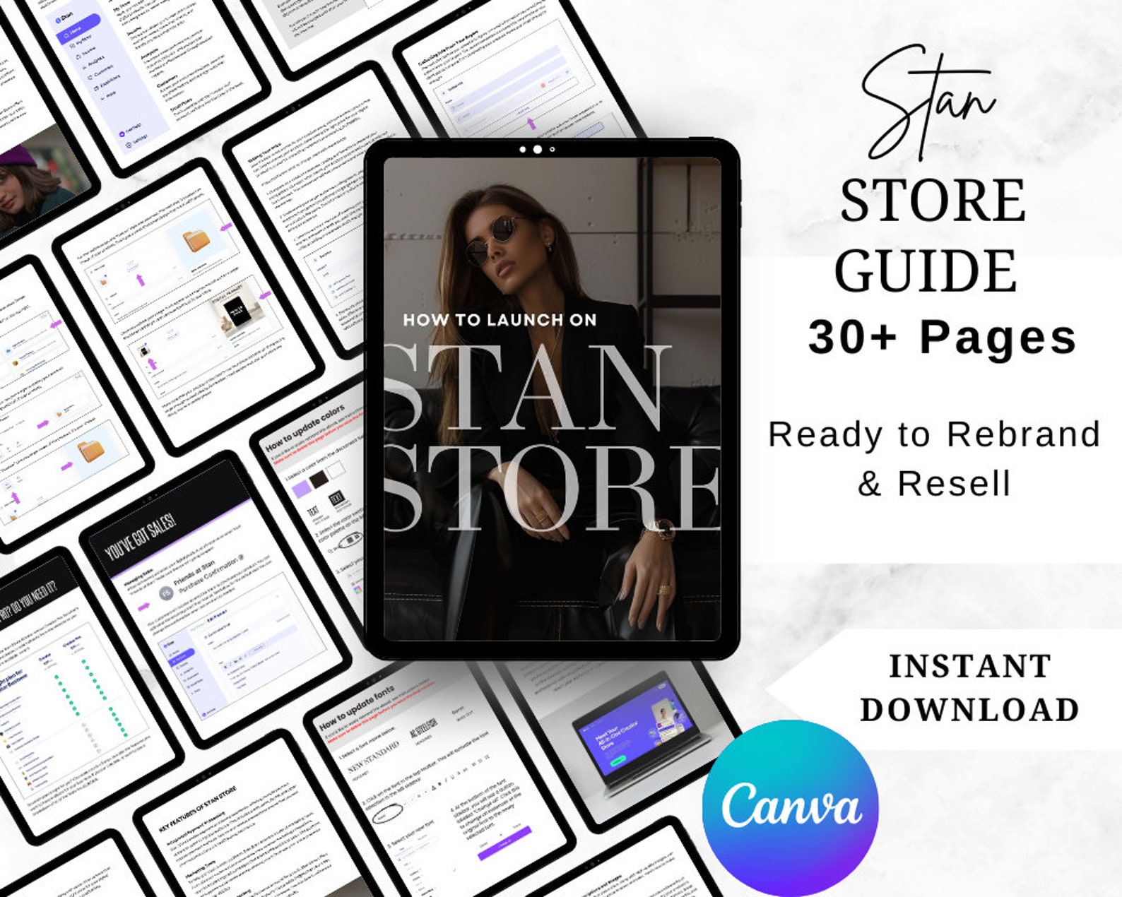 Stan Store Guide, PLR MRR Stan Store Set up Guide, Digital Guide Done ...