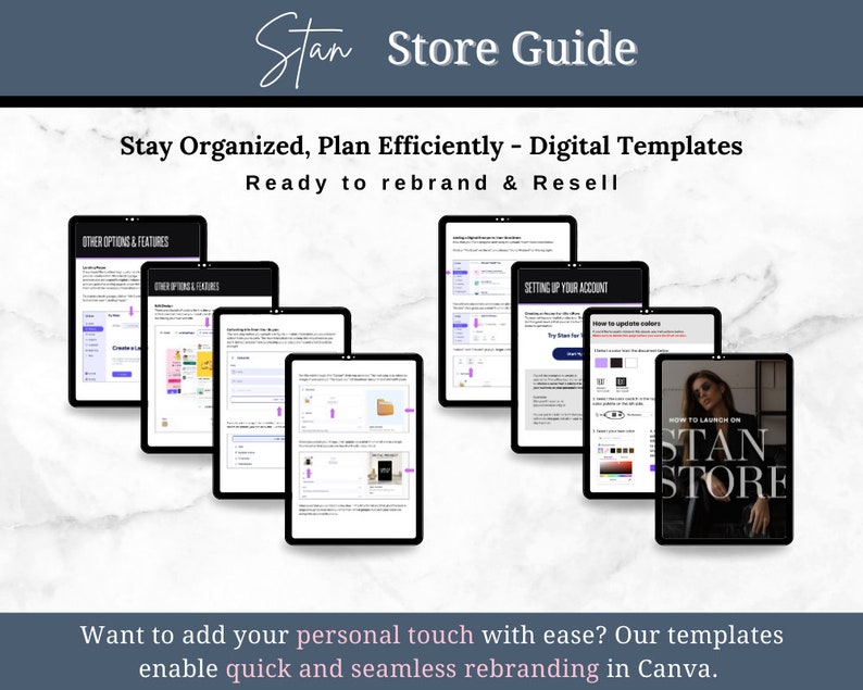 Stan Store Guide, PLR MRR Stan Store Set up Guide, Digital Guide Done ...