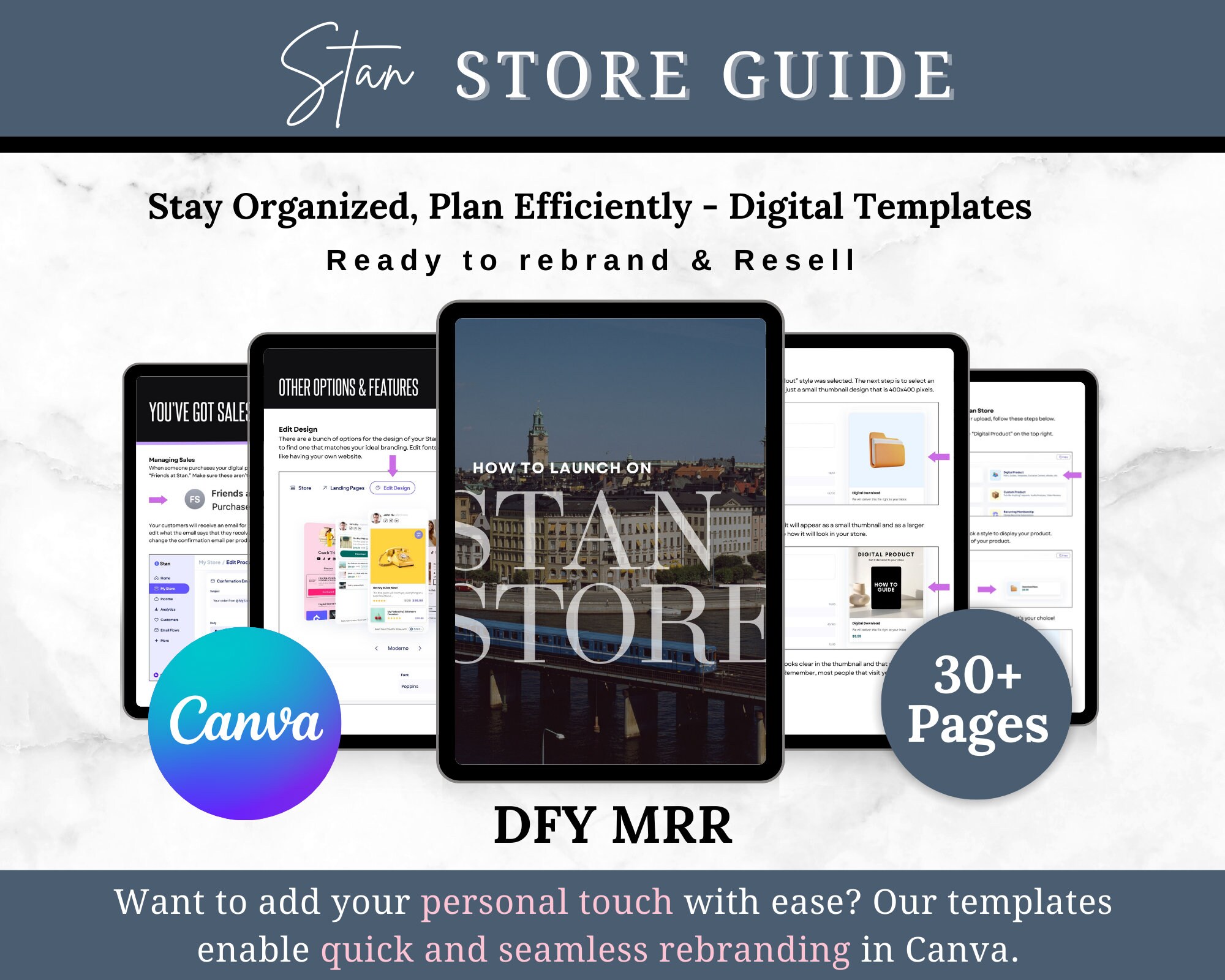 Stan Store Guide, PLR MRR Stan Store Set up Guide, Digital Guide Done ...