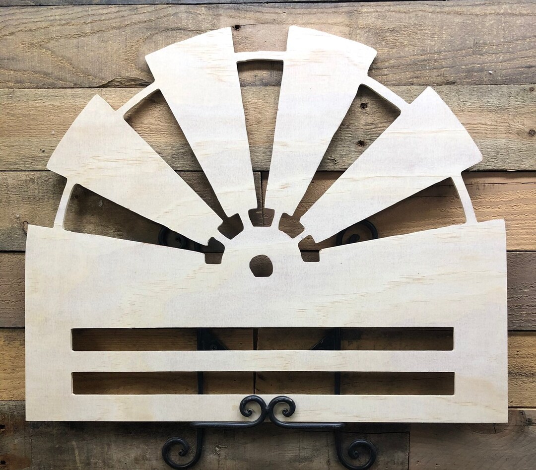 Half Windmill Door Rail, Windmill Sign, Windmill Door Hanger, Door ...