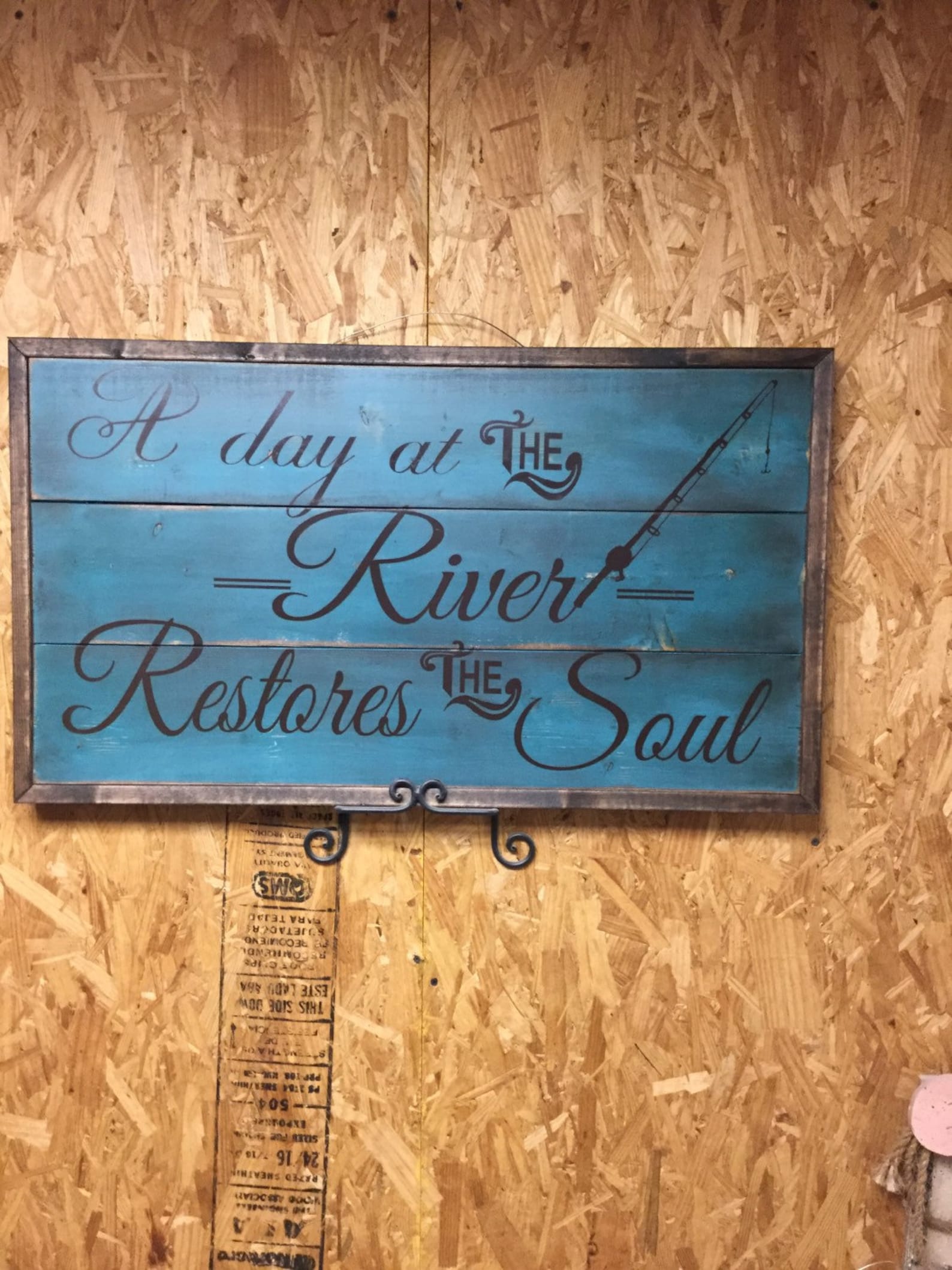 A Day at the River Sign - Etsy