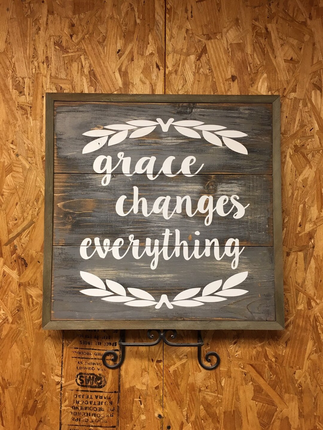 Grace Changes Everything Wood Sign - Etsy