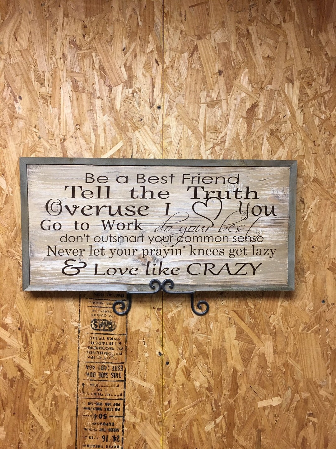 Be a Best Friend Wood Sign - Etsy