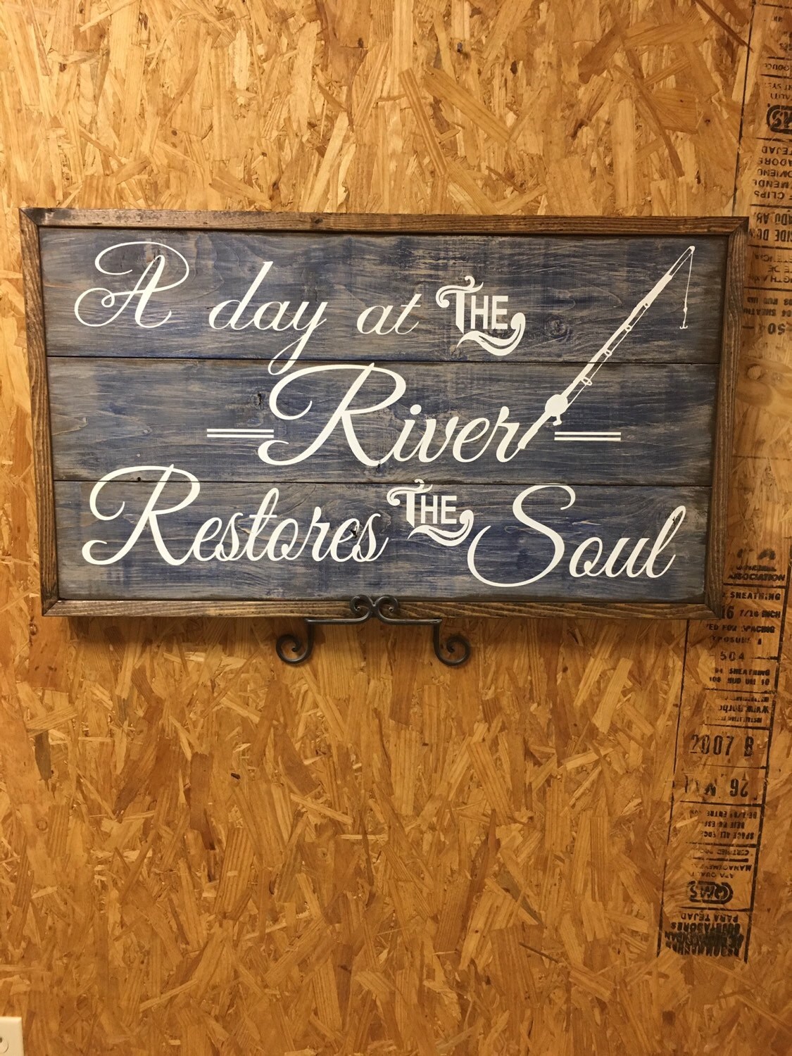 A Day at the River Sign - Etsy