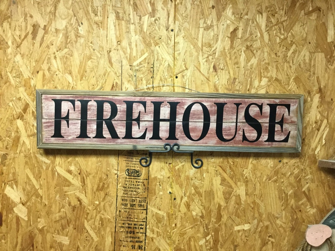 Firehouse Sign - Etsy