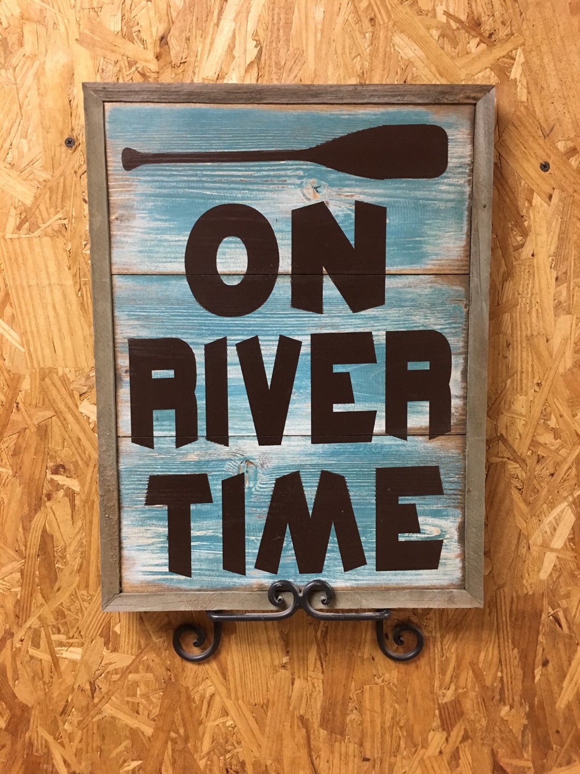 On River Time Wood Sign - Etsy