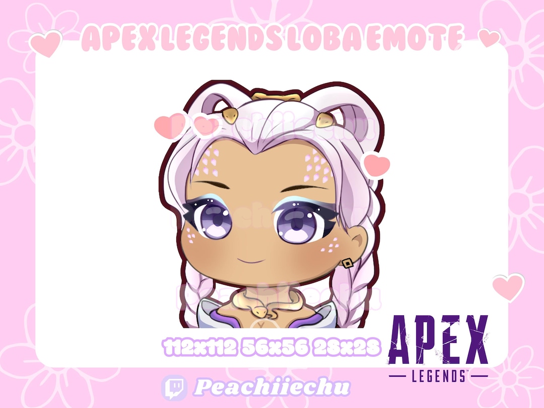 Apex Legends Loba Emote: Lunar Goddess Chibi for Twitch, Discord ...