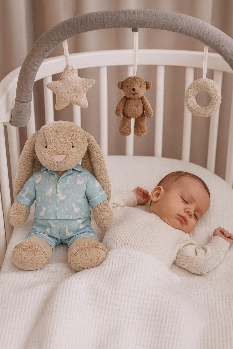 Swan Jellycat Pajamas , Jellycat Clothing, Handmade Dress for Jellycat ...