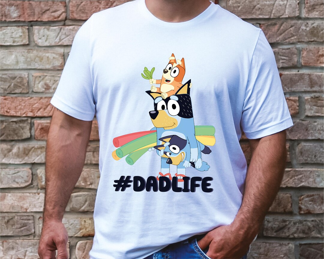Blue Dad Life Shirt Cute Dad Shirt Dad Life Shirt Cute Family Matching ...