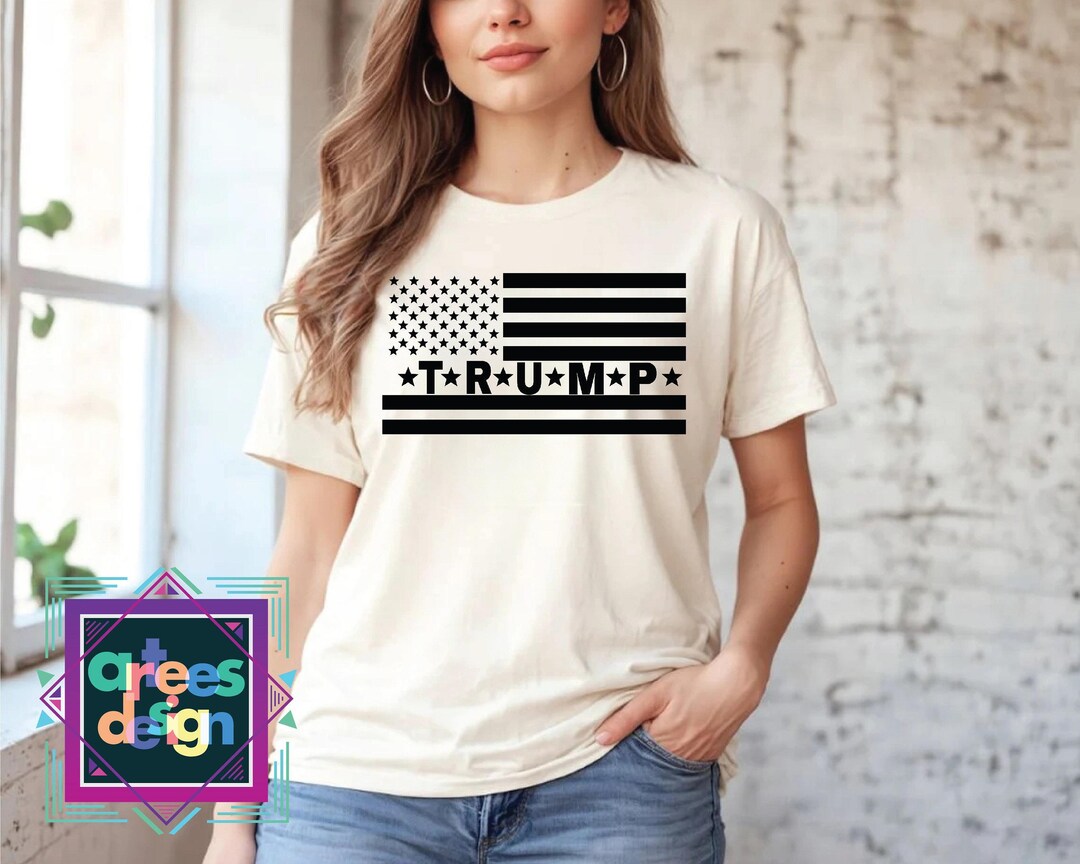 Trump Flag Shirt, Donald Trump Shirt, Womens Trump Clothing, Republican ...