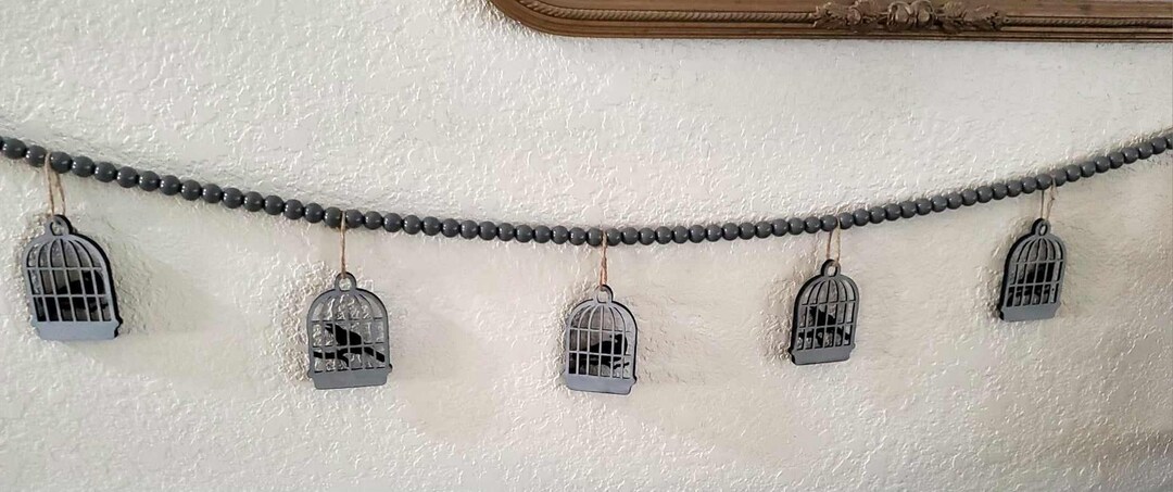 Raven Cage Garland on Beads - Etsy