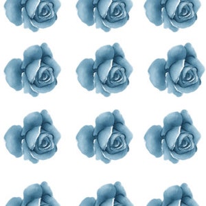 Blue Floral Wedding Digital Stationary - Etsy