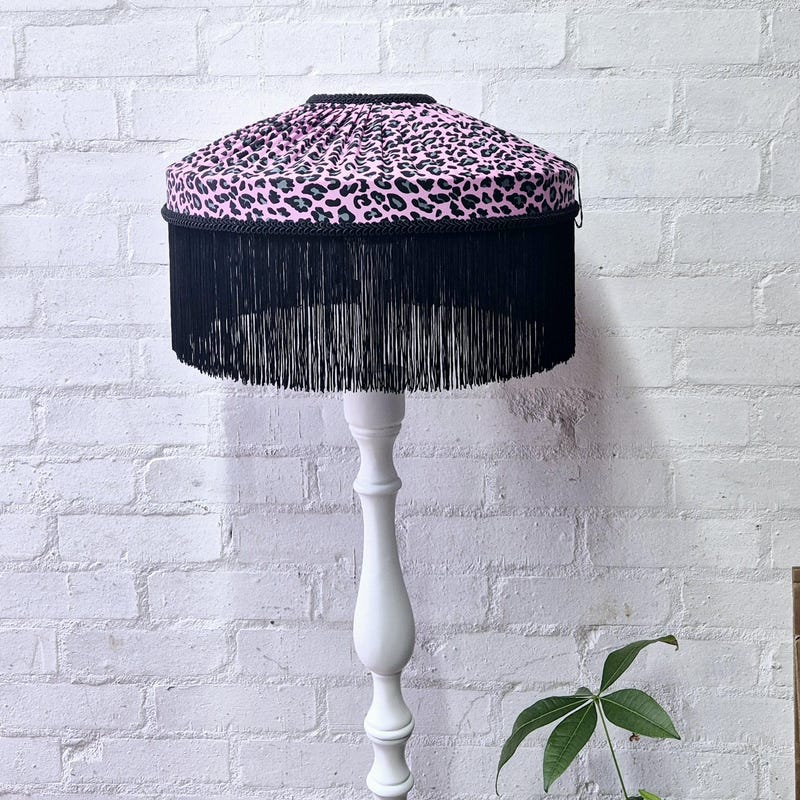 Fringed Lampshade - Etsy