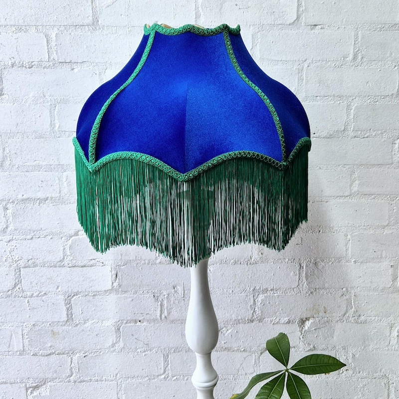 Fringed Lampshade - Etsy UK