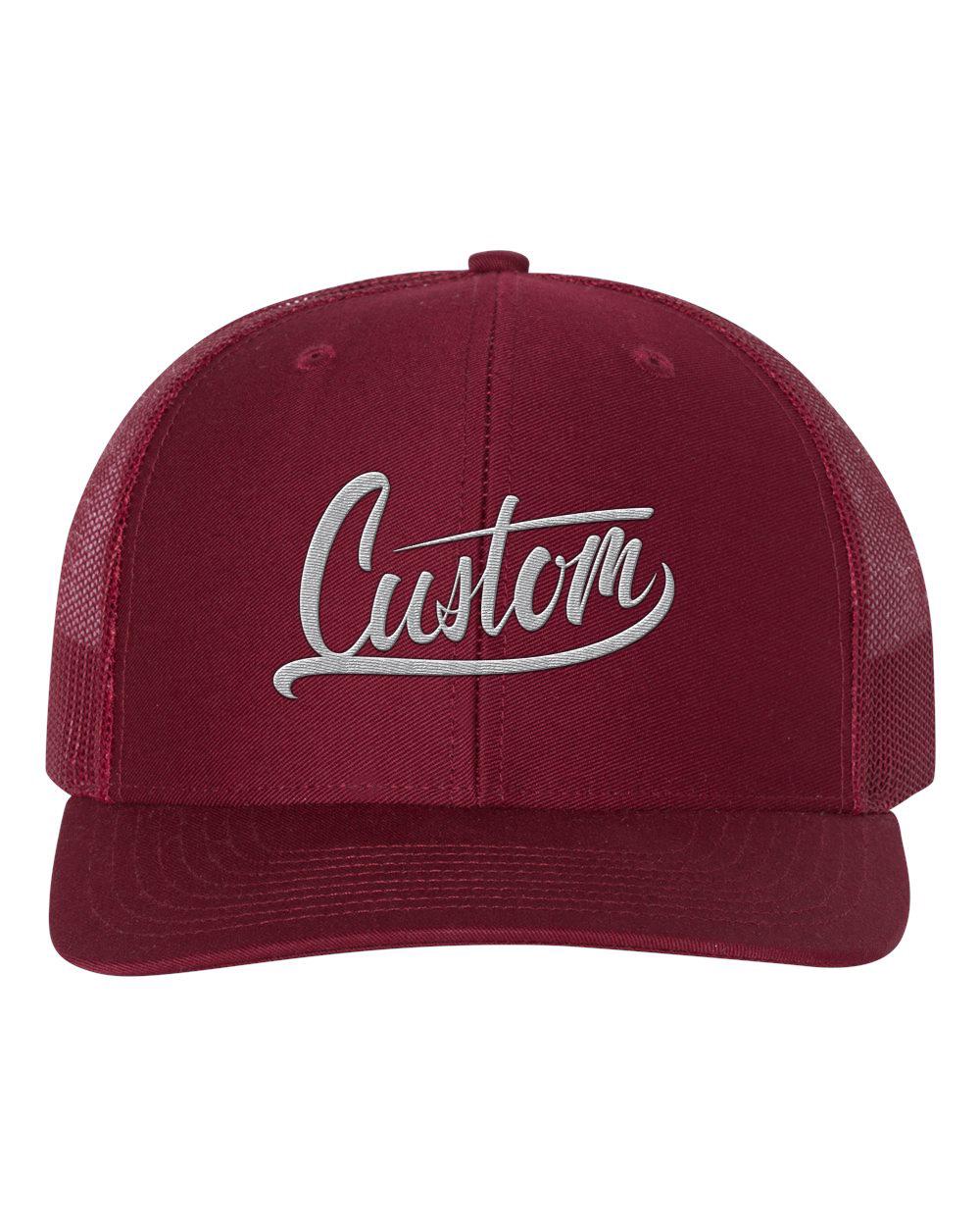 Custom Embroidered Logo Trucker Hat: Richardson 112 Style - Etsy