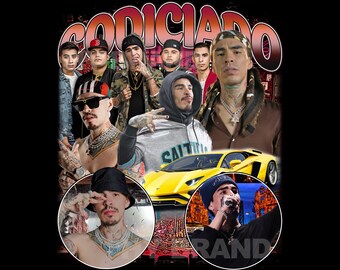 Codiciado Png / Shirt Design, Ready to Print, Bootleg T Shirt Design ...