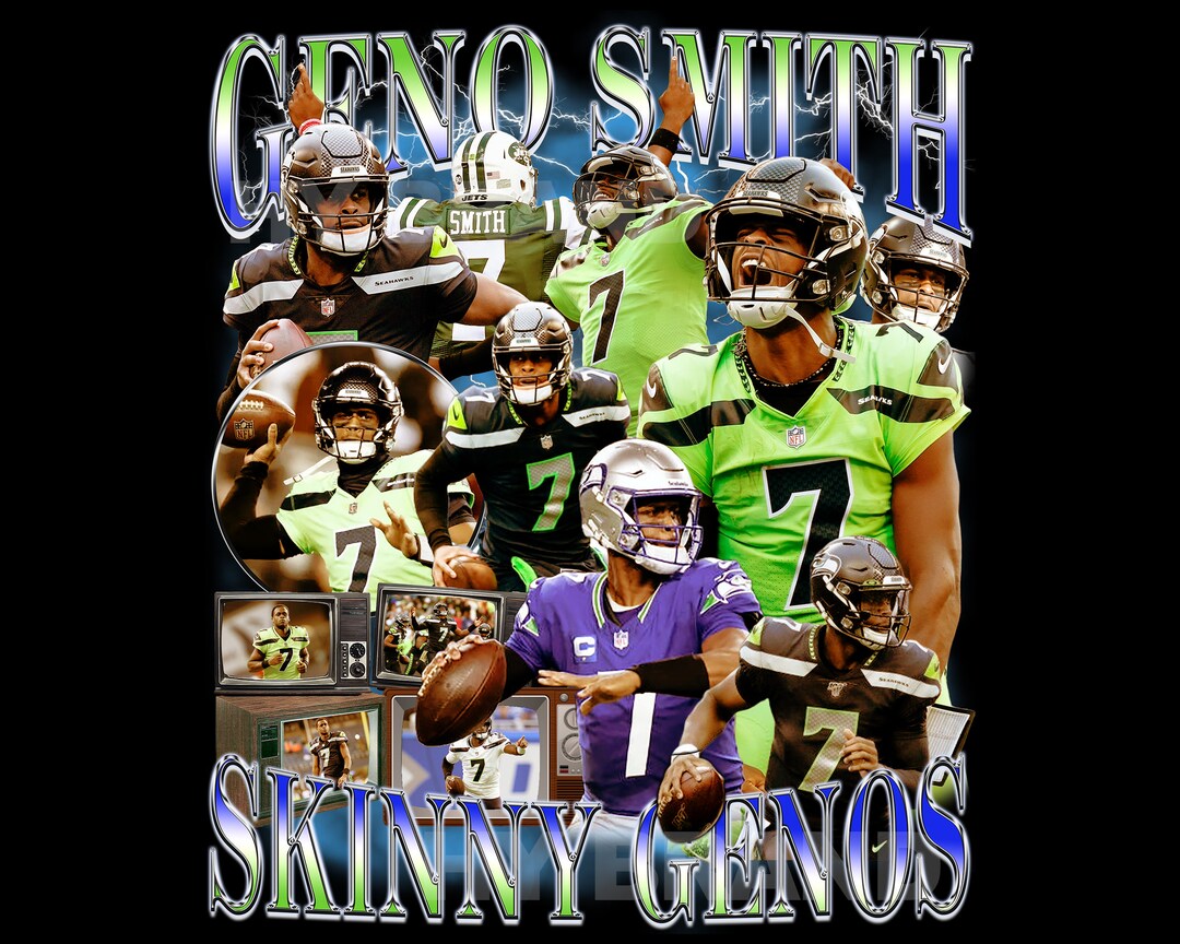 Geno Smith Png, T-shirt Design, Bootleg Tees Design, Ready to Print ...