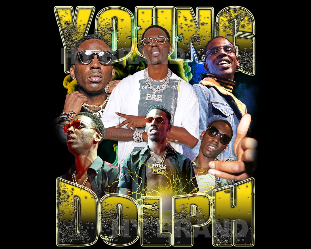 Young Dolph PNG T-shirt|rap Tee Jumbo Graphic Print Savage Mode|rare ...