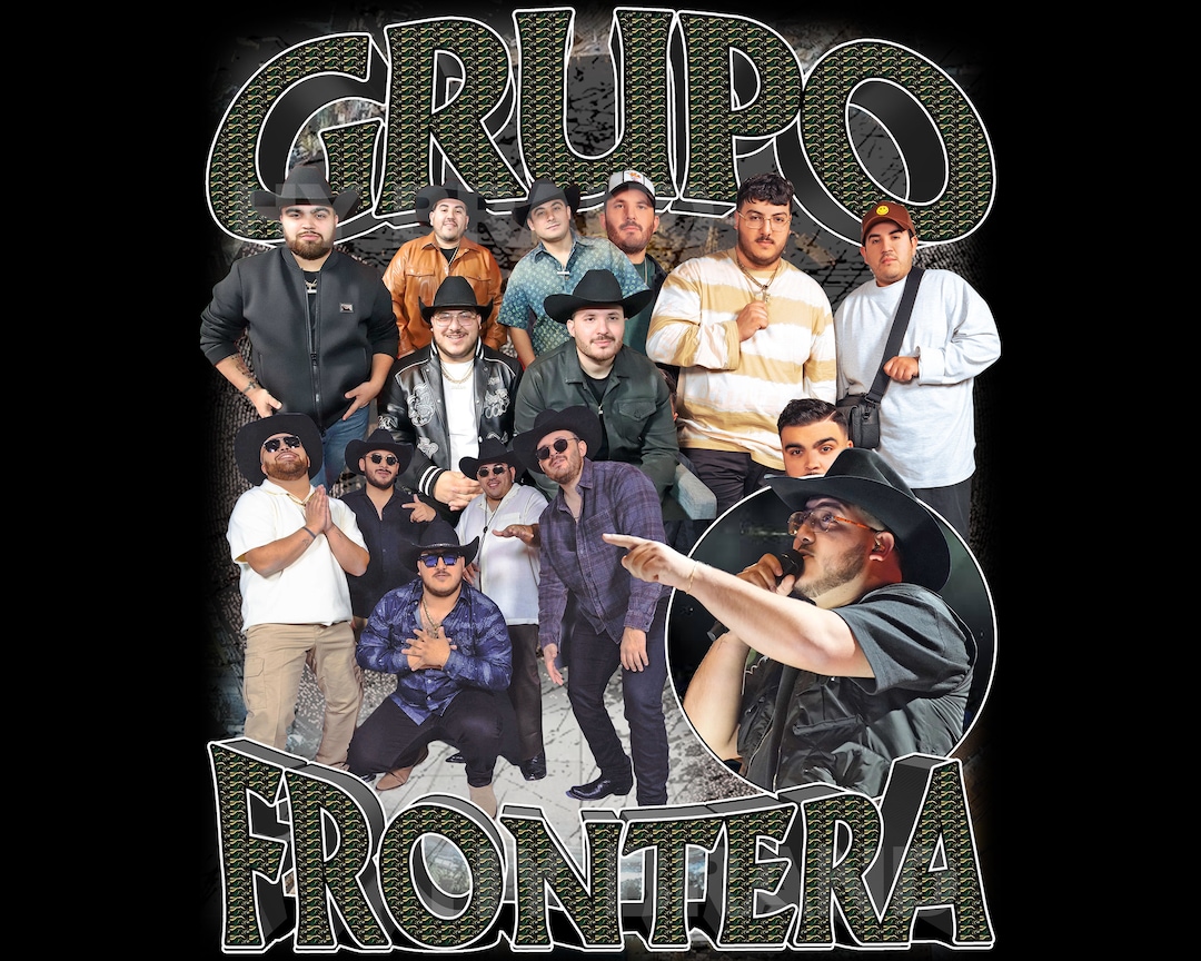 Grupo Frontera Png, Ready to Print, Printable Design, Artist, Original ...
