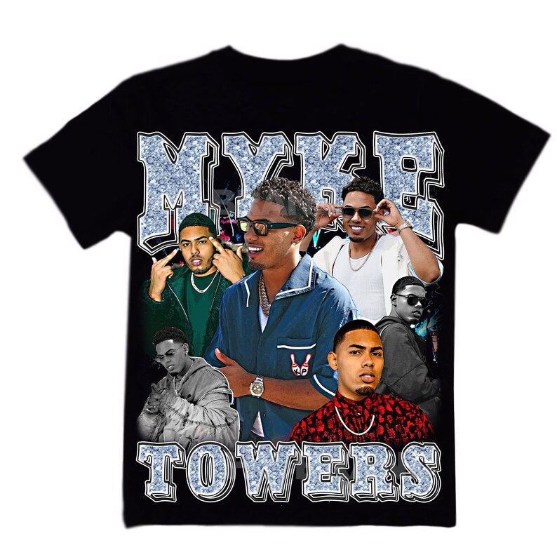 Myke Towers Png, Listo para imprimir, diseño imprimible, artista hiphop ...