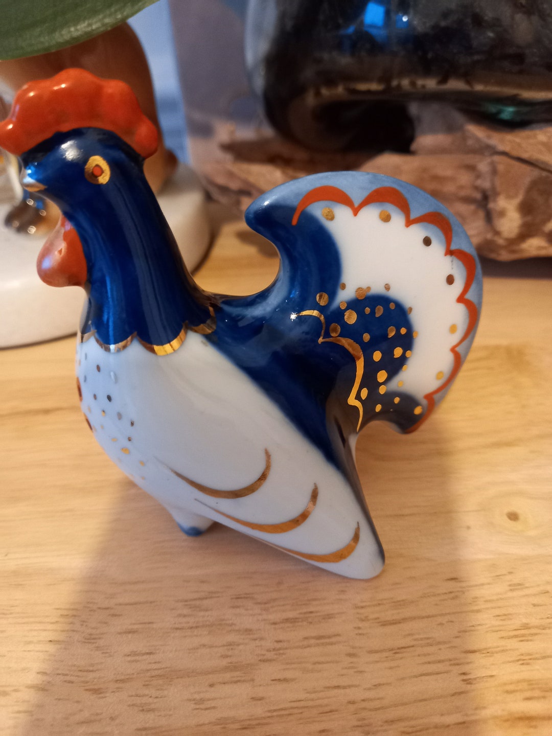 Vintage LOMONOSOV Soviet Ussr Cobalt Bird - Etsy