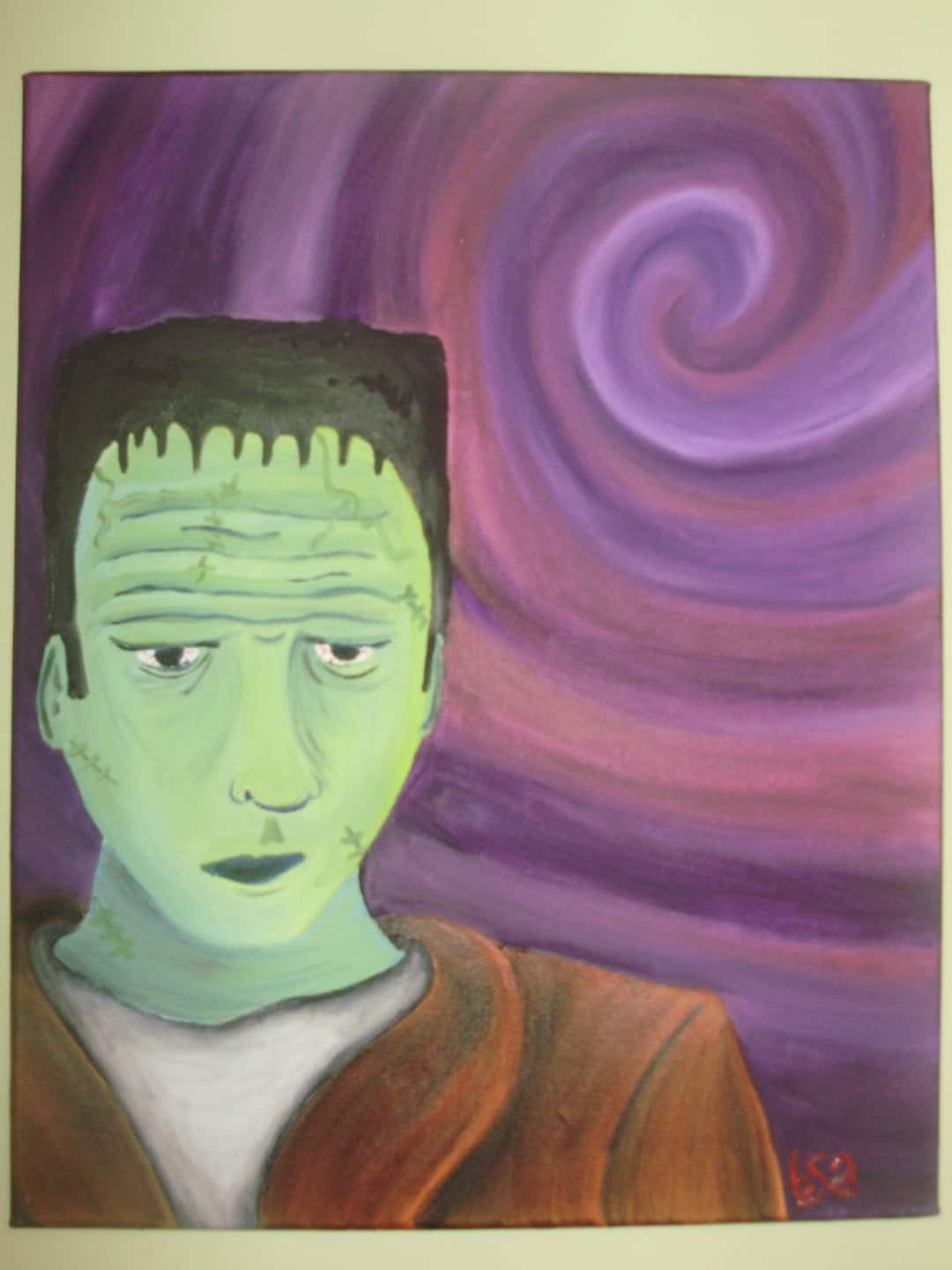 Frankenstein Original Oil Painting - Etsy