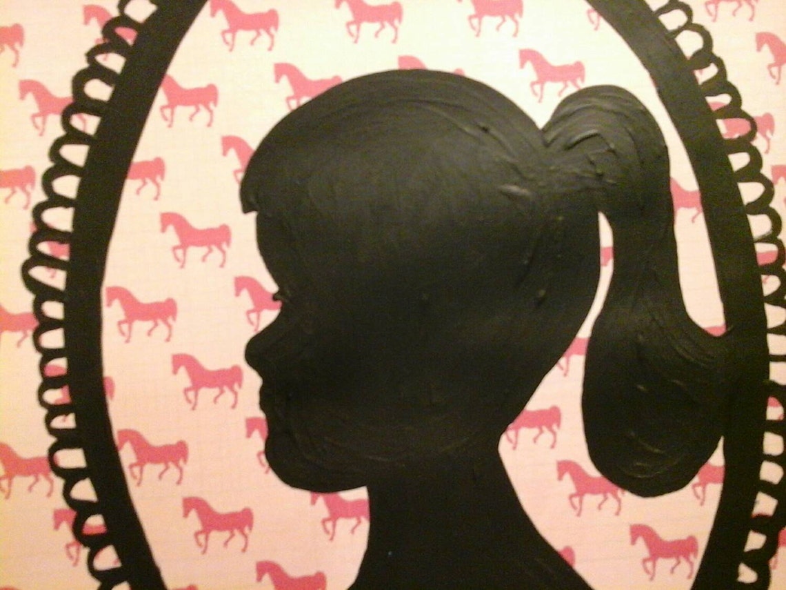 Annabella Shadow Portrait - Etsy