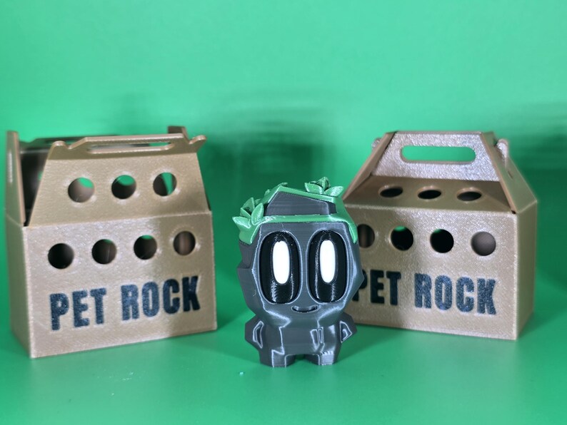 Blob Lab 3d Printed Pet Rocks. Multiple Styles Available. - Etsy