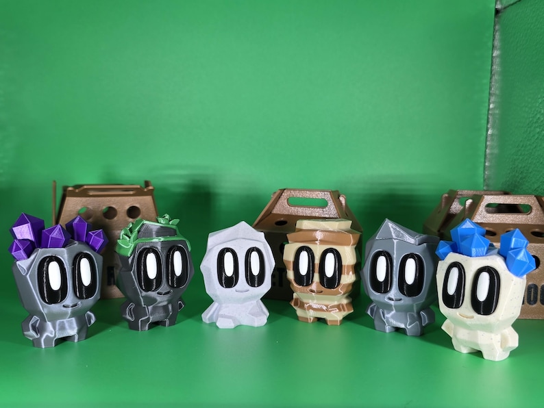 Blob Lab 3d Printed Pet Rocks. Multiple Styles Available. - Etsy