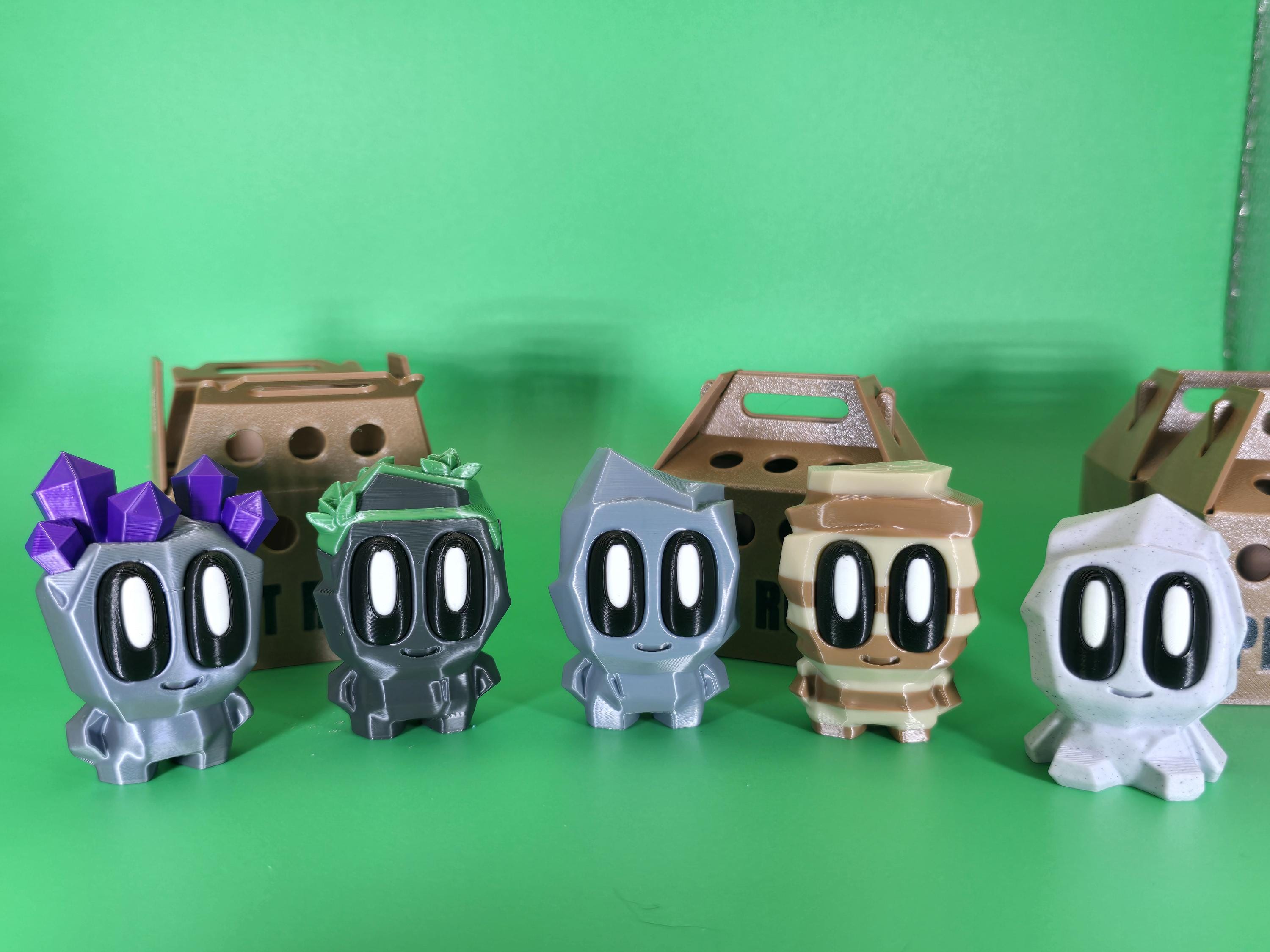 Blob Lab 3d Printed Pet Rocks. Multiple Styles Available. - Etsy