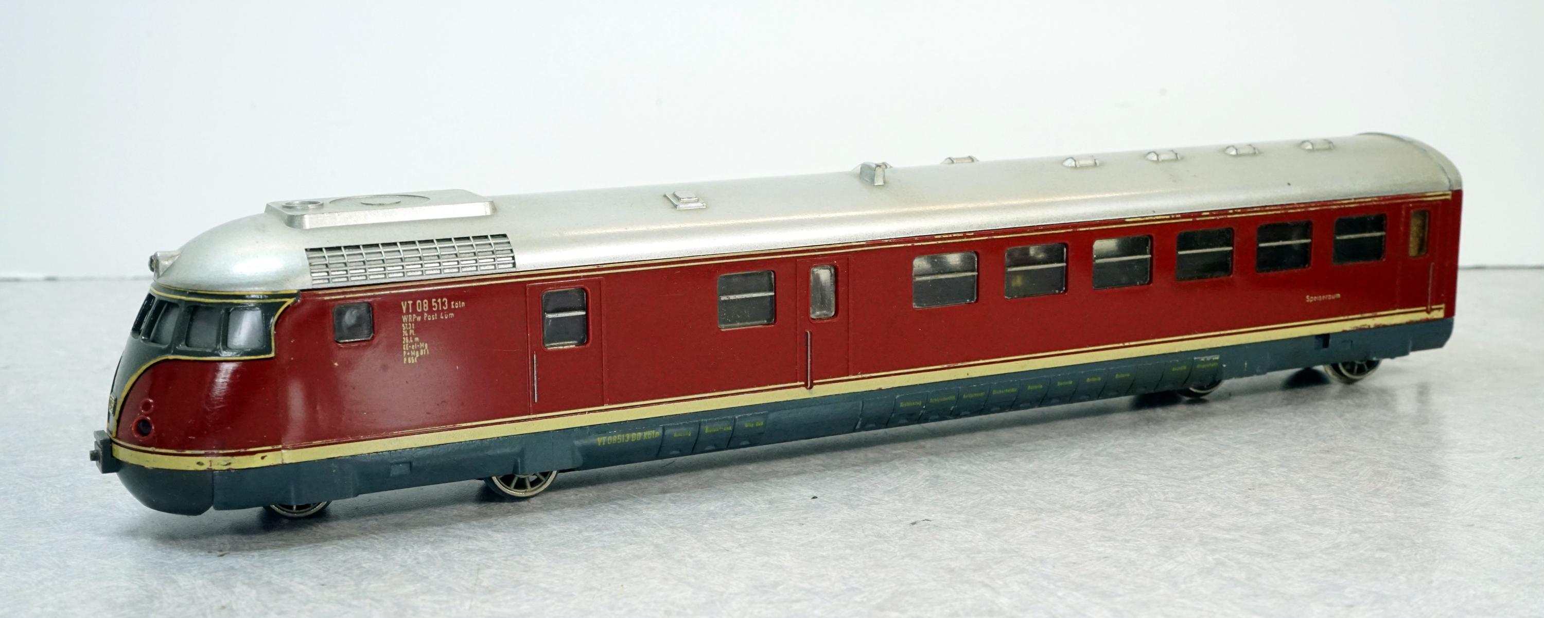 Model Train 3 Piece German Diesel Railcar Set Trix Express HO/H0 Scale ...