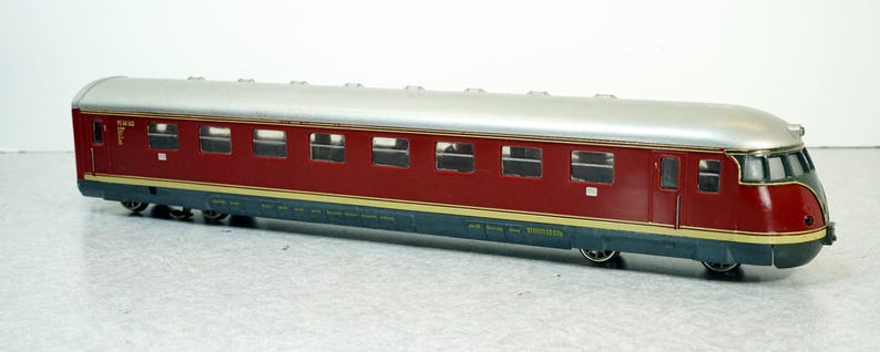 Model Train 3 Piece German Diesel Railcar Set Trix Express HO/H0 Scale ...