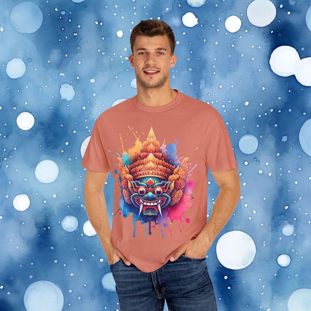 Balinese Barong Unisex T-shirt, Indonesia Inspired Tee, Unique Garment ...