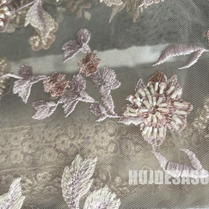 New Lace Embroidery Beaded Tube Embroidery Beaded Wedding Dress Lace ...