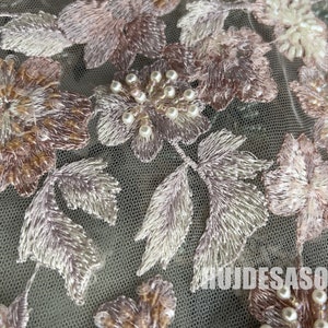 New Lace Embroidery Beaded Tube Embroidery Beaded Wedding Dress Lace ...