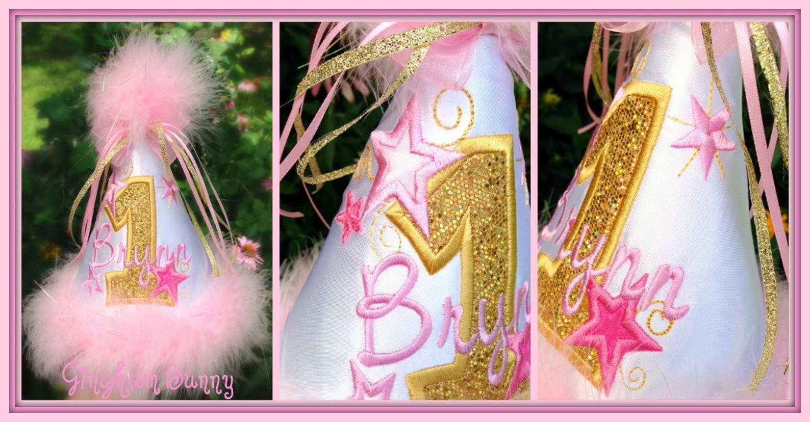 Silver Glitter Birthday Hat Shiny Glitter First Birthday | Etsy