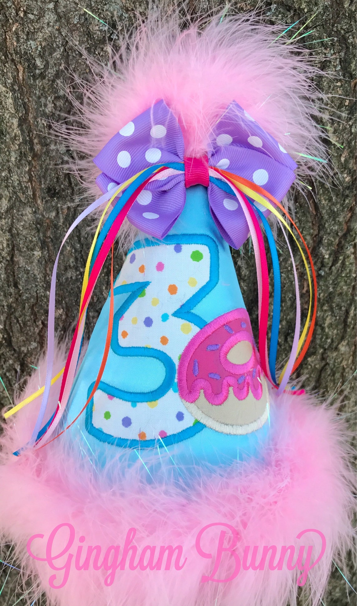 Doughnut Birthday Hat Donut Birthday Hat Donut 2nd Birthday | Etsy
