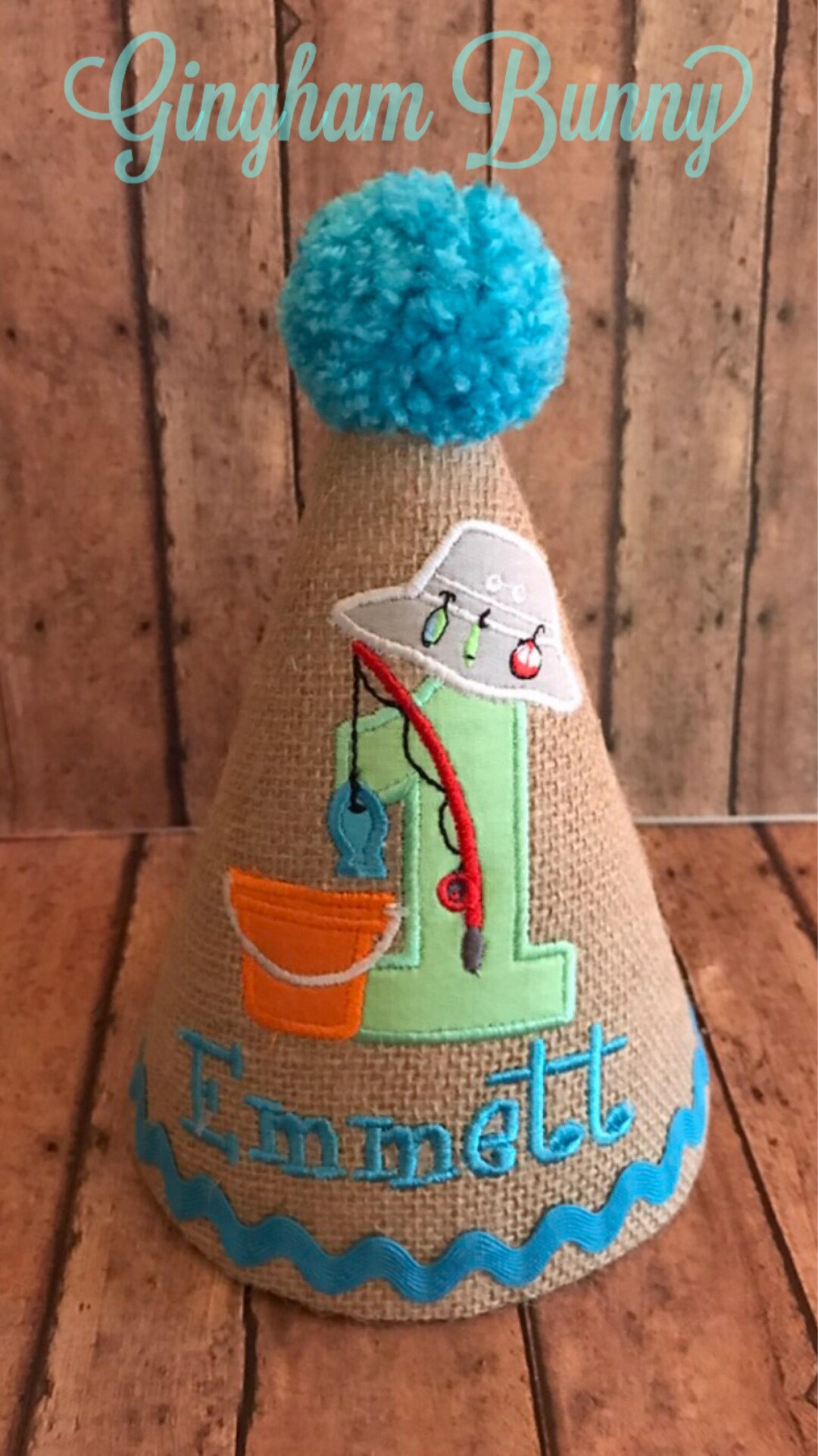 Fishing Birthday Hat Fishing 1st Birthday Baby Boy Fishing - Etsy