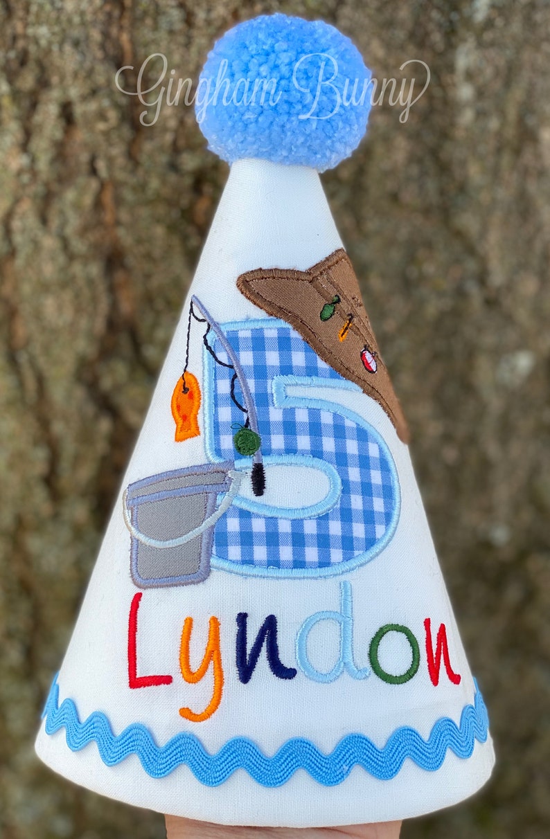 Fishing Birthday Hat Ofishally ONE Fishing 1st Birthday | Etsy