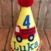 Firetruck, First Birthday Hat, Second Birthday Hat, Cake Smash Hat, by ...