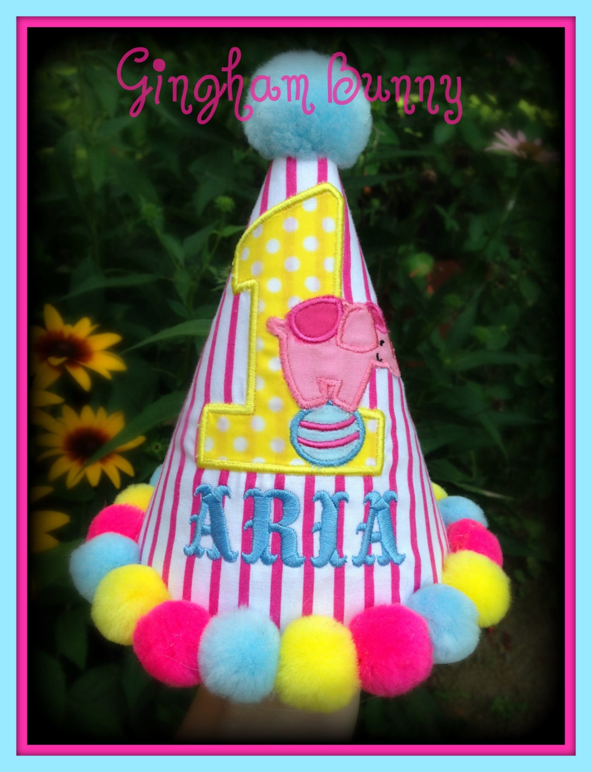 Circus Birthday Hat Carnival Birthday Hat First Birthday | Etsy
