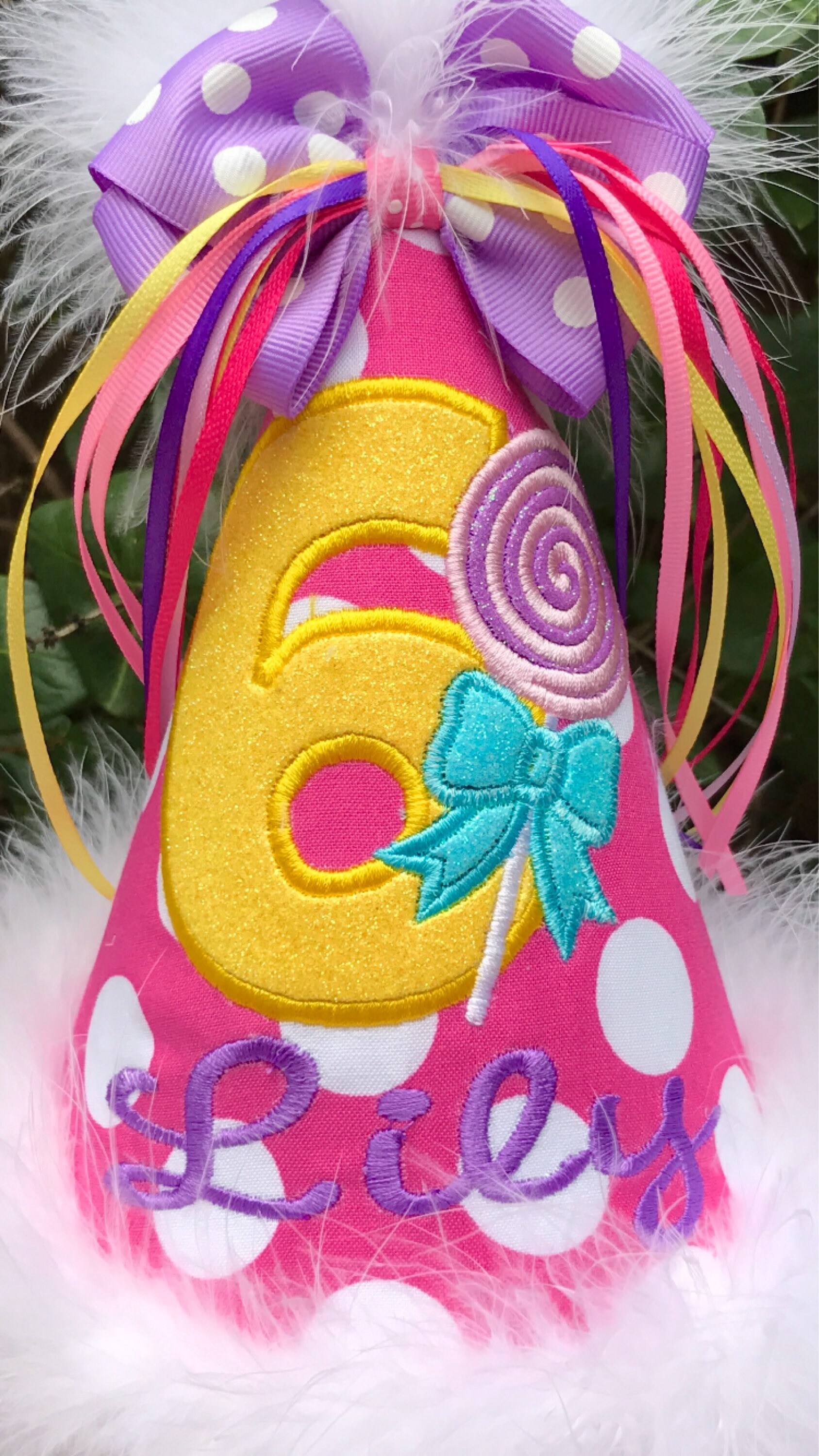 Candy Land Birthday Hat Lollipop Birthday Hat Candyland | Etsy