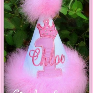 Princess Birthday Hat, Silver Birthday Hat, 1st Birthday Hat, Cake ...